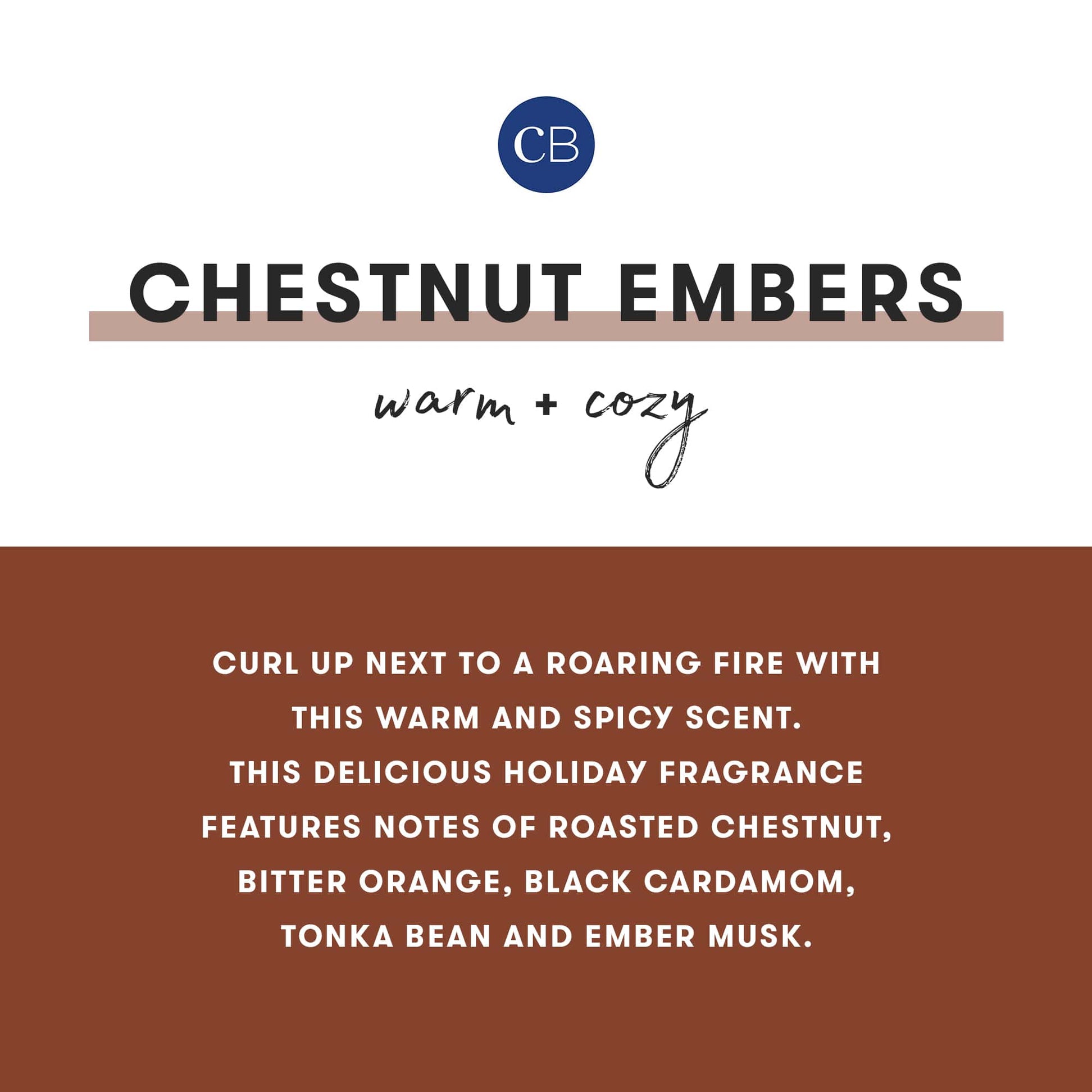 CB + PURA Diffuser Refill, Chestnut Embers | Capri Blue