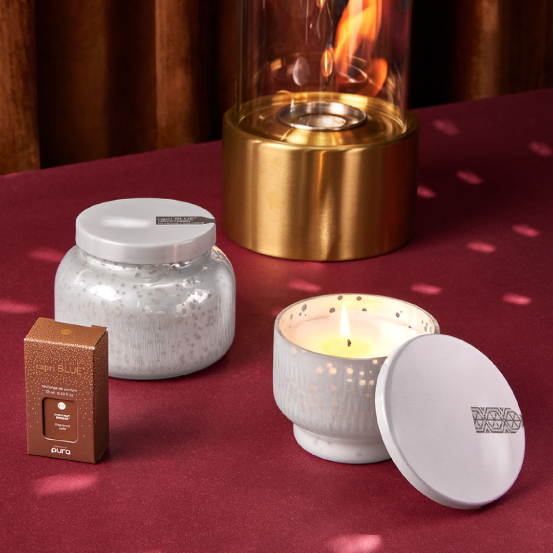 Chestnut Embers Mercury Signature Candle – 19 Oz | Capri Blue