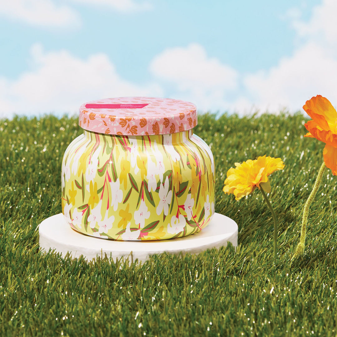 Aloha Orchid Pattern Play Signature Candle | Capri Blue