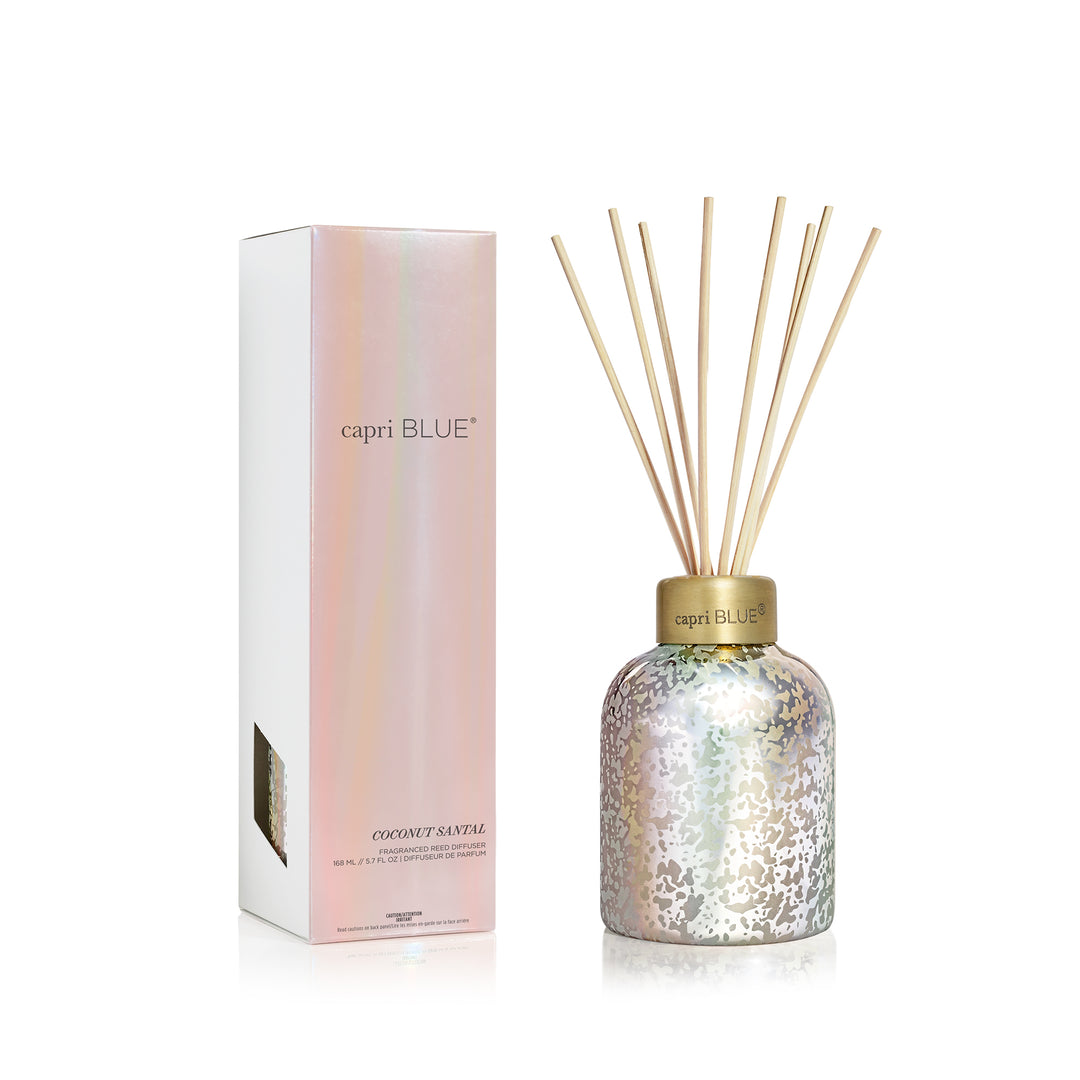 Coconut Santal Iridescent Petite Reed Diffuser | Capri Blue