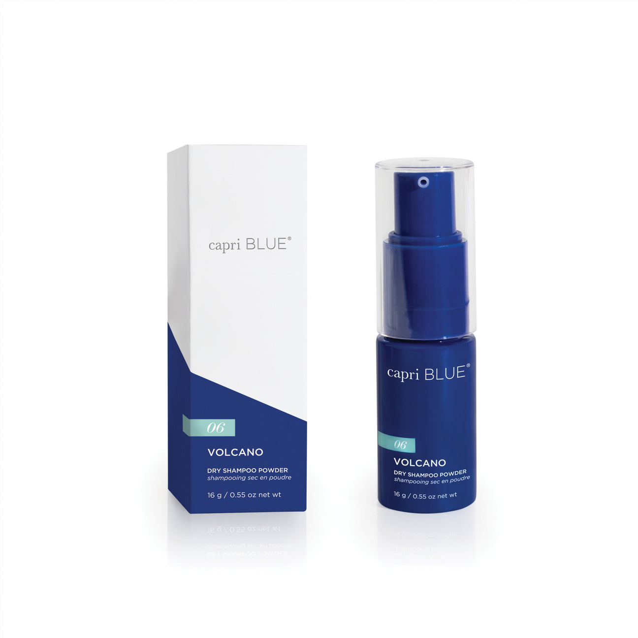 Volcano Tropical Scented Dry Shampoo Powder | Capri Blue